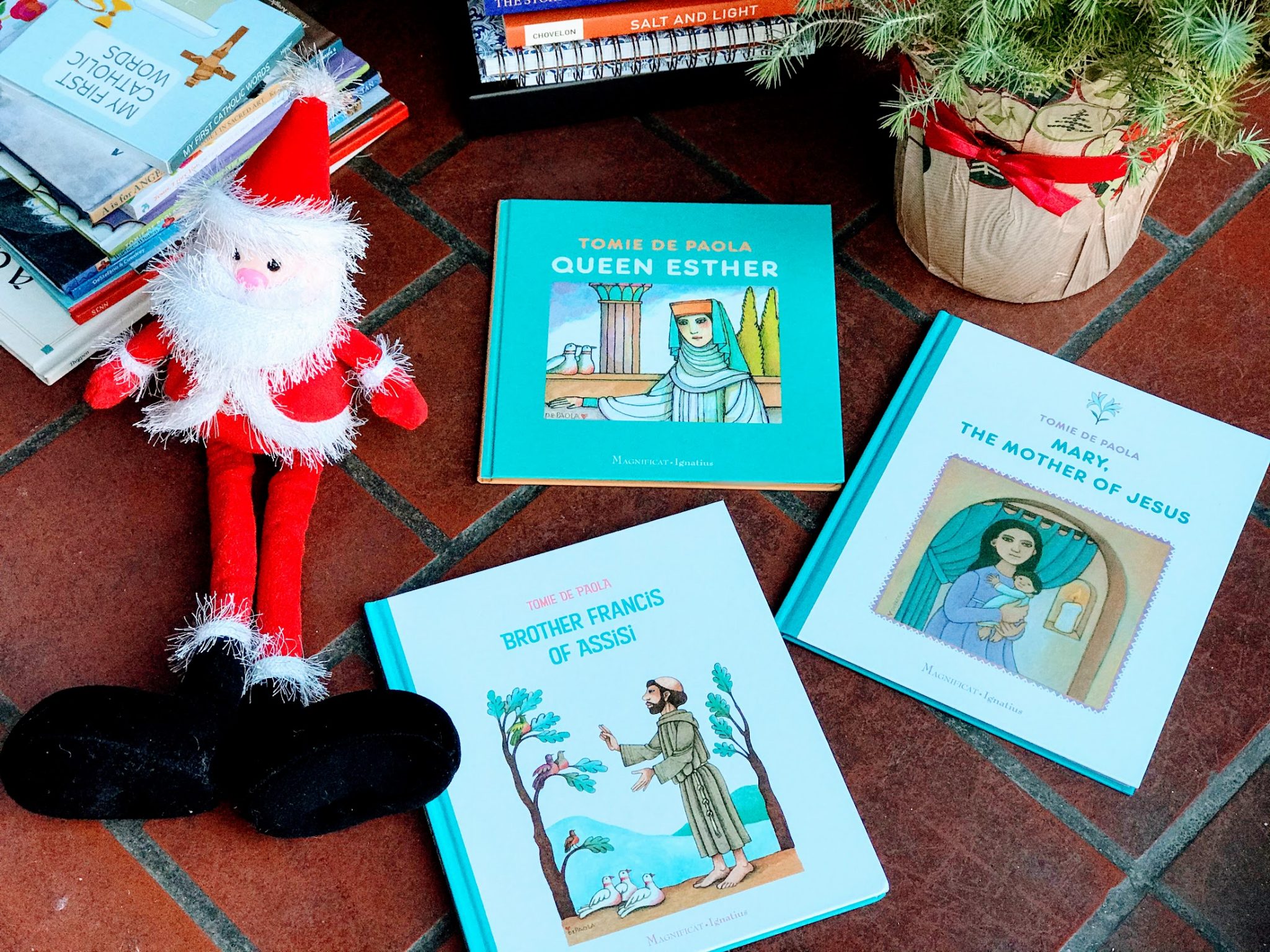 St. Nicholas Catholic Book Stack - Catholic All Year