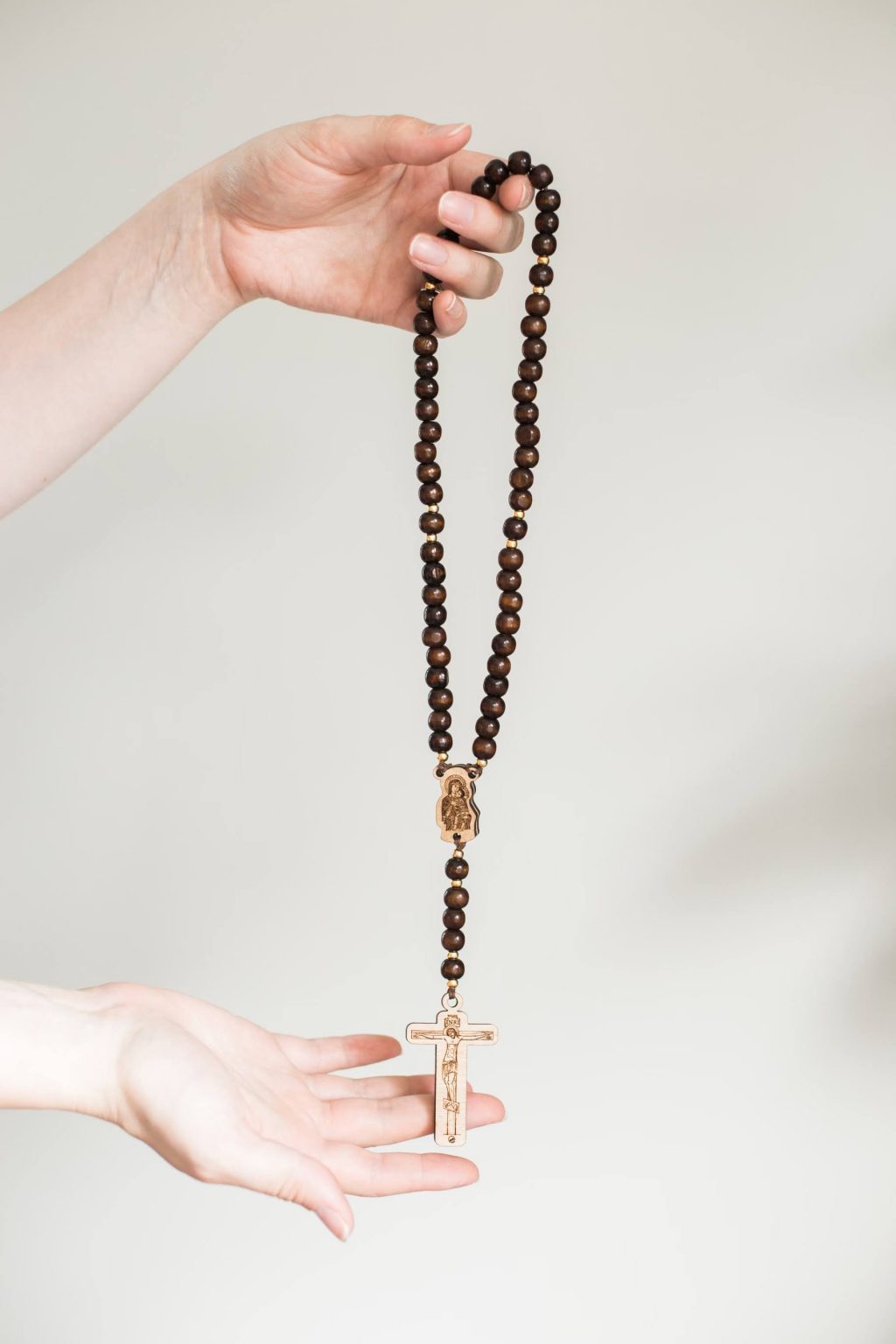 Making a Rosary with No Special Tools and Almost No Knots (because ...