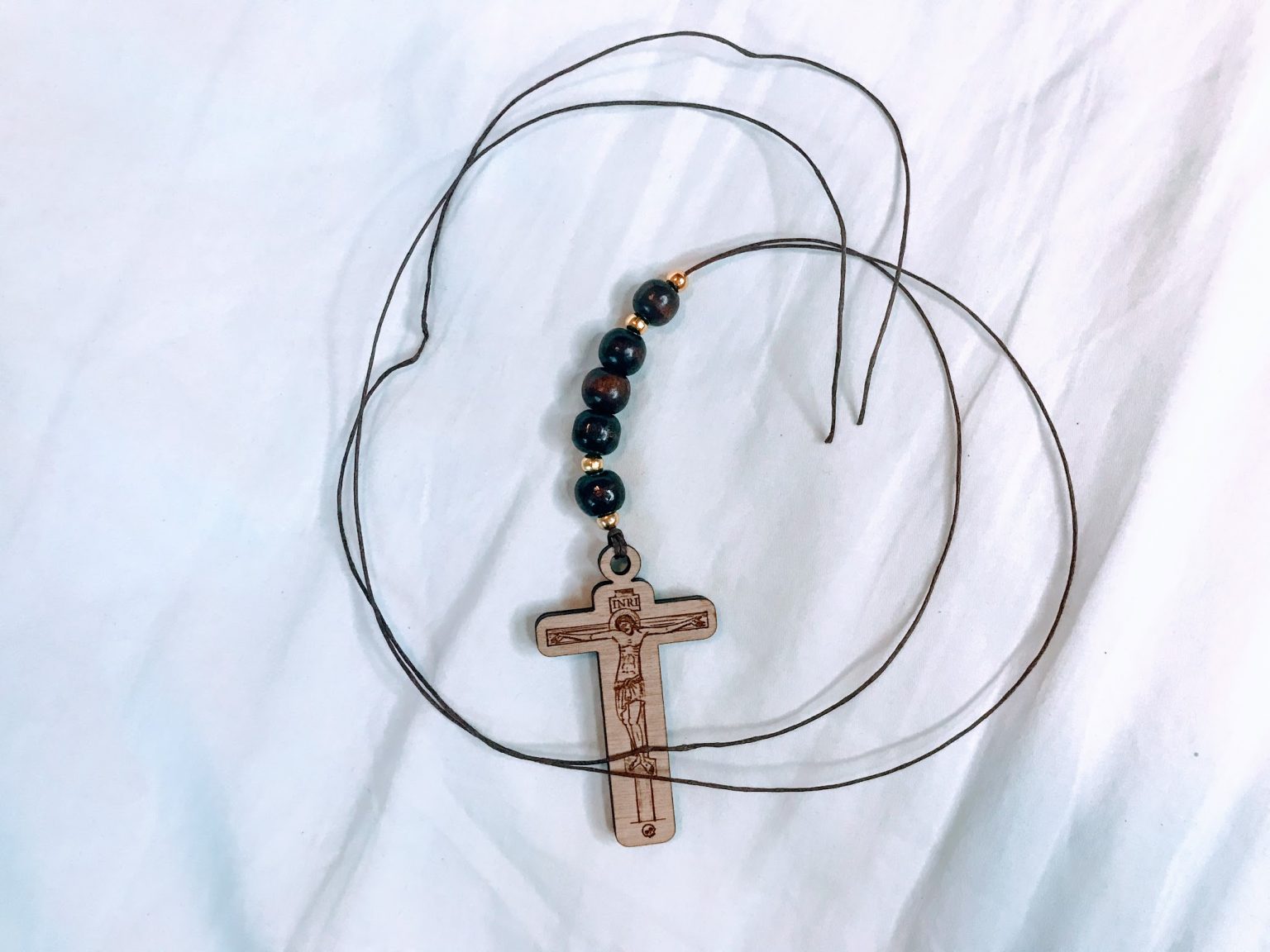 Making a Rosary with No Special Tools and Almost No Knots (because ...